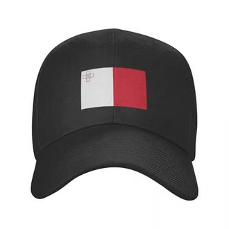 Generic Casquette de baseball tendance drapeau de Malte Casquette de baseball pour homme et femme Casquette de camionneur r&eacute;glable Cadeau