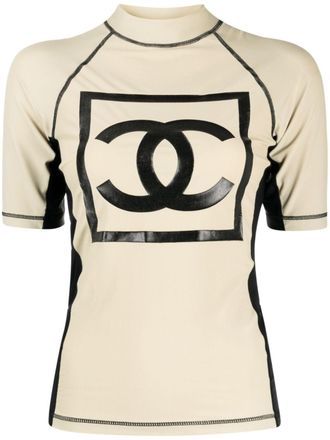 Chanel t-shirt Sports Line 2003 - Tons neutres