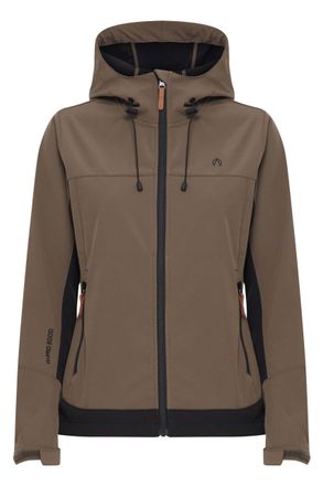 North Bend NBRya Damen Softshell Jacke Funktionsjacke wasserdicht atmungsaktiv winddicht Wassersäule 8000mm W-PRO Wetterschutzsystem, Größe:36, Farbe:Tarmac (505