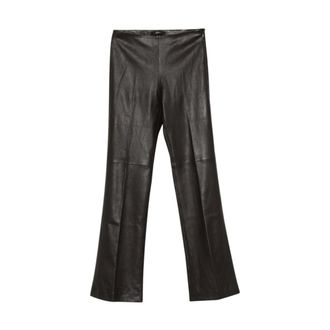 Seventy Femme, Pantalons, Brun, Taille: 38 FR Pantalon en cuir