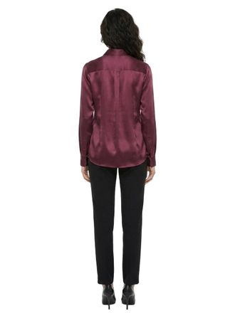 Dolce & Gabbana Womens Purple Silk Shirt