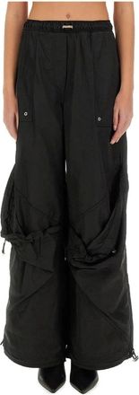 The Attico Long Pant - - Trousers - Damen - Schwarzk - S