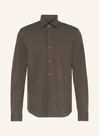 Marc O'Polo Marc Opolo Piqu&eacute;-Hemd Shaped Fit gruen
