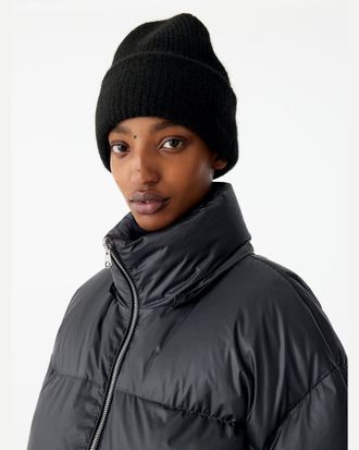 Arket Beanie Aus Alpakawolle Und Wolle -Schwarz