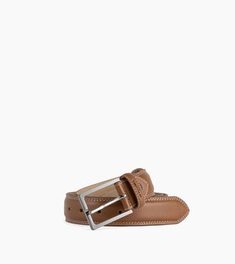 Le Tanneur Herrengürtel Martin aus Glattleder mit quadratischer Schnalle