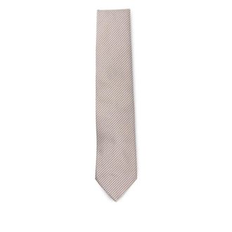 Brioni Homme, Accessoires, Beige, Taille: ONE Size Cravate en soie