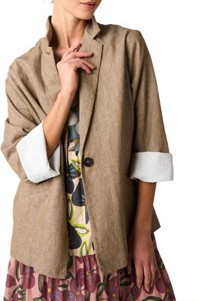 Alessia Santi Femme, Vestes, Brun, Taille: 36 FR Blazer Crois&eacute;