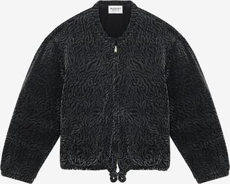 Isabel Marant Veste Abelina - Femme - Noir M&eacute;tallique - Taille 34 - Marant &Eacute;toile