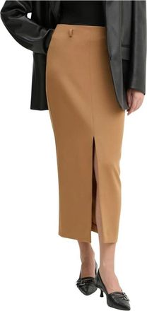 BA&SH Jupe midi - Femme - Jupes - Brun - Taille: 36 FR