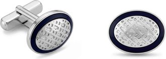 HUGO BOSS Manschettenkn&ouml;pfe BOSS B-Ovaldomedmono-Cuf 50552368 Dunkelblau