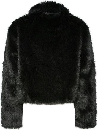 Pieces Outdoorjacke PCJILLA SHORT FLUFFY JACKET