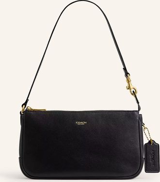 Coach Schultertasche Plaza schwarz