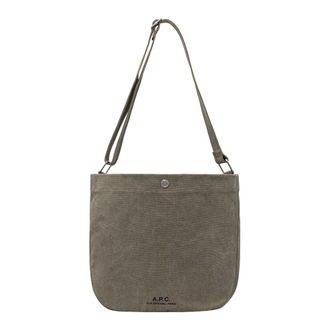 A.P.C. A.p.c. - Journal Satchel - Femme - Sacs - Vert - Taille: ONE Size