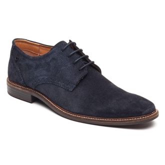 Base London Eton Schn&uuml;rleder Herren Navy Schn&uuml;rschuhe