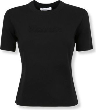 Max Mara Femme, Tops, Noir, Taille: 40 FR Adelio Pulls &agrave; col rond