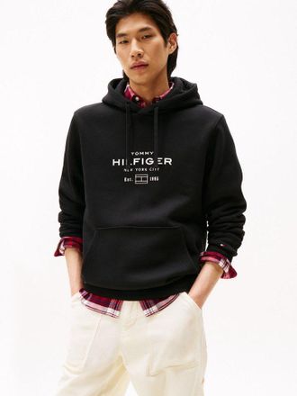 Tommy Hilfiger Kapuzensweatshirt OVAL GRAPHIC HOODIE Regular fit
