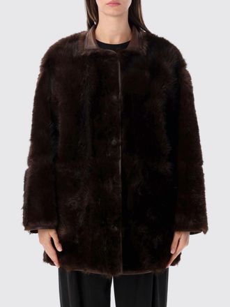 Urban Code Manteau court r&eacute;versible en fausse fourrure avec col montant