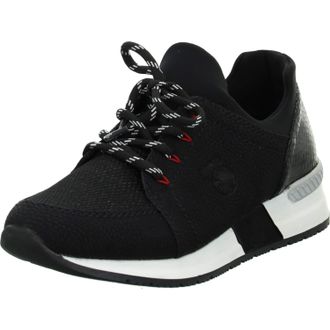 Rieker Damen N7670 Sneaker, Schwarz 00, 41 EU