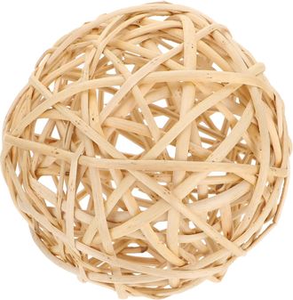 Milisten Rattankugeln 15cm Rattankugeln Rattan Kugeln 1 St&uuml;ck Rattan Ball Natur Dekokugeln Streudeko f&uuml;r DIY Basteln Party TIschdeko Requisiten Khaki 15CM