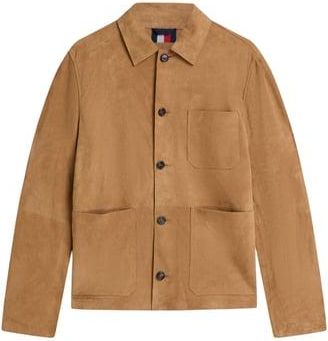 Tommy Hilfiger Veste en cuir col classique