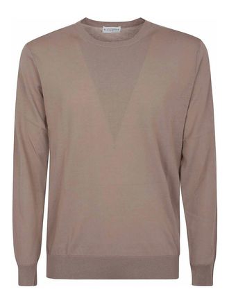 Ballantyne Pull Col Rond - Taupe