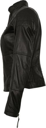 7eleven Lederjacke Bigi 7eleven - Damen Lederjacke Lammnappa schwarz