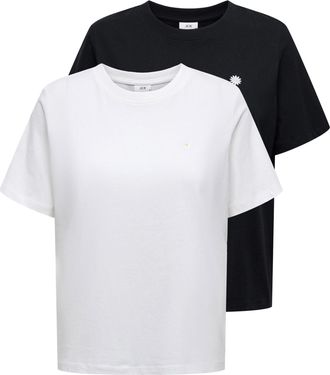 Jacqueline de Yong Jdypisa S/S Print Top 2-Pack JRS