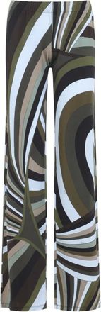 Pucci Femme, Pantalons, Multicolore, Taille: 36 FR Iride Print Pants