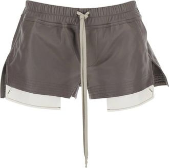 Rick Owens Femme, Shorts, Gris, Taille: 38 FR Fog Boxers Shorts
