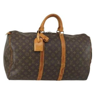 Louis Vuitton Pre-owned Canvas Weekender-Tasche - - Pre-owned - Damen - Braun - ONE SIZE