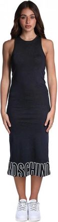 Moschino Femme, Robes, Noir, Taille: 36 FR V6A8904-4419 Midi Dress