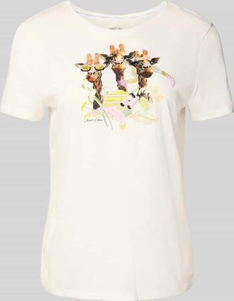 Marc Cain T-Shirt mit Rundhalsausschnitt