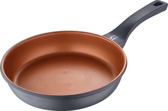 San Ignacio Bratpfanne 24 x 5,5 cm Bronze aus Aluminiumguss, geeignet f&uuml;r Induktion