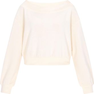 Dreimaster Dreimaster Sweatshirt Frauen cremefarben