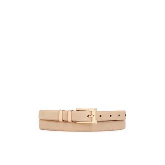 Kazar Femme, Accessoires, Beige, Taille: 90 CM Ceinture en cuir naturel