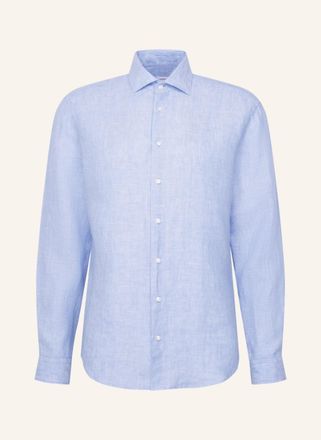 Seidensticker Seidensticker Leinenhemd Regular Fit blau