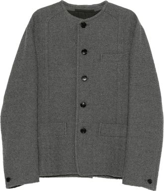 Songzio veste en tweed à col rond - Gris