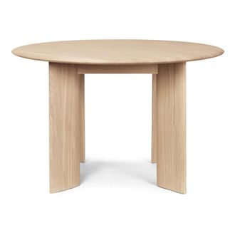 Ferm Living Table Bevel ronde en bois FSC Ferm Living