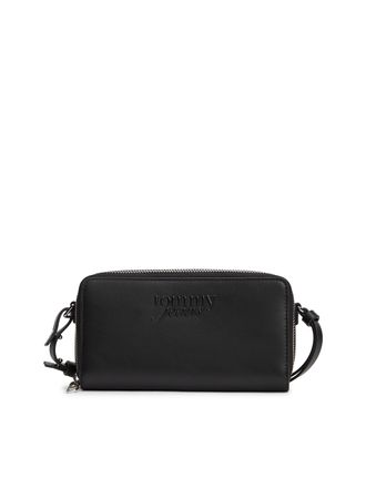 Tommy Jeans Geldb&ouml;rse TOMMY JEANS TJW MUST PURSE WALLET LARGE ZA, Damen, schwarz, Lederimitat, unifarben, Basic, Kleinlederwaren, Damen Geldbeutel, Portemonnaie m