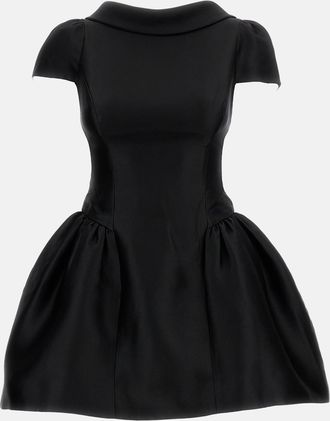 Self Portrait Minikleid Aus Taft