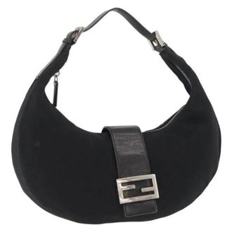 Fendi Pre-owned Vintage Leder Schultertasche - - Pre-owned - Damen - Schwarzk - ONE SIZE