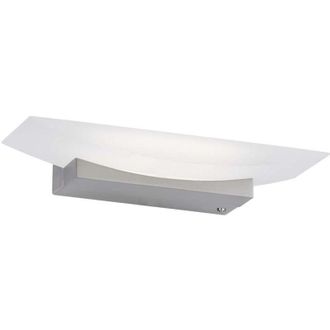 Fischer & Honsel Wandleuchte Wandstrahler Metall Schwarz Dimmbar led b 30 cm Flurleuchte