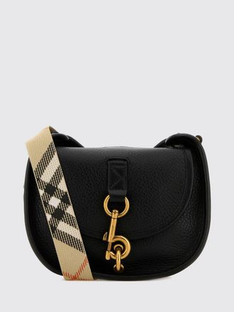 Burberry B Clip Mini Crossbody-Tasche aus genarbtem Kalbsleder