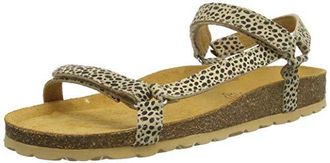 Joules Femme Savane Sandale, Marron/guépard, 42 EU