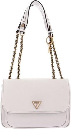 Guess Femme, Sacs, Blanc, Taille: ONE Size Becci Convertible Crossbody Flap