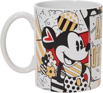 Enesco Disney Britto Collection Midas Mickey & Minnie Mug, 18 Ounce