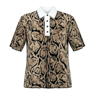 Stella McCartney Cloud Polo - - Tops - Damen - Braun - S