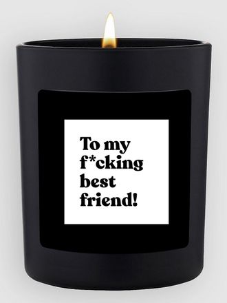 Candle Hand To My F*Cking Best Friend! Chatty Bougie &agrave; motifs