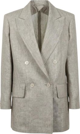 Max Mara Femme, Manteaux, Beige, Taille: 38 FR Olimpia Blazer