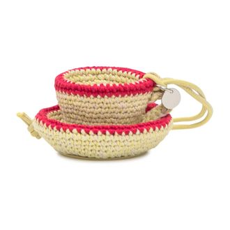 J.W.Anderson Homme, Accessoires, Jaune, Taille: ONE Size Breloque Tasse &agrave; Th&eacute;